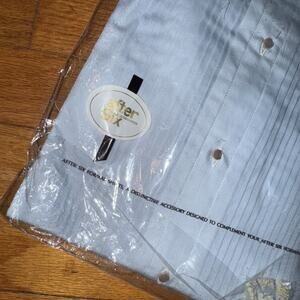 After Six | Shirts | New After Six Ruffle Front Tuxedo Shirt Vtg 7s ...